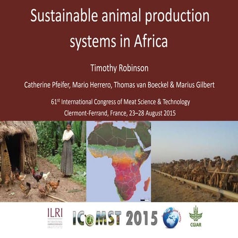 Sustainable animal production systems in Africa | PPT