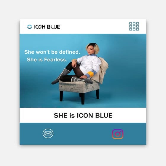 Icon blue landing page | PDF