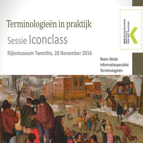 Iconclass_inleiding_Twenthe_2016 | PPT