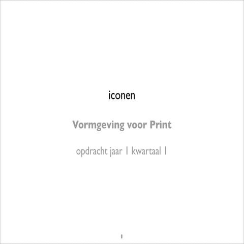 Iconen opdracht j1_k1_vormprint | PDF