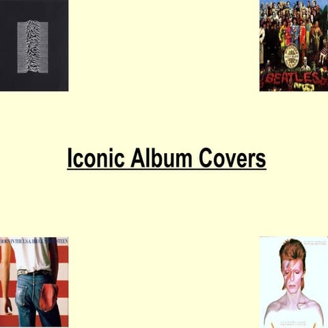 Iconic album covers | PPT