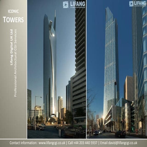 Iconic towers architectural cgi gallery | PDF | Technology & Computing