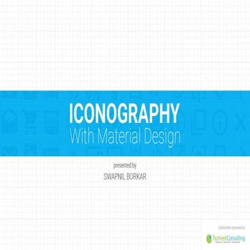 Iconography with Material Design | PPTX | Technology & Computing