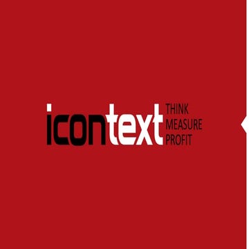 Icontext, presentation | PPT