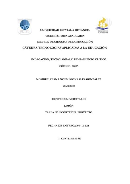 PROYECTO INTEGRADOR DE SABERES_ EL TEMA (1).pptx | Undergraduate ...