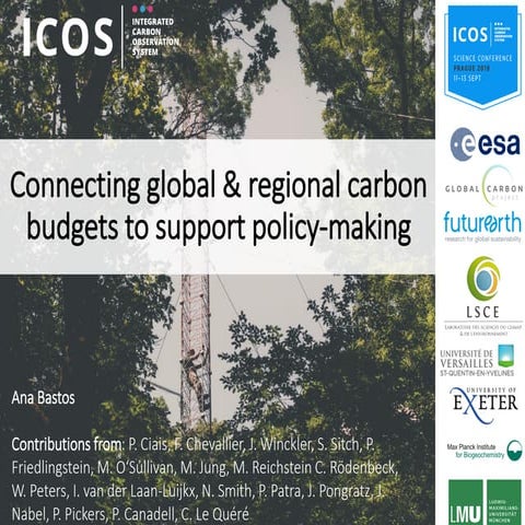 Connecting global & regional carbon budgets to support policy-making | PPT