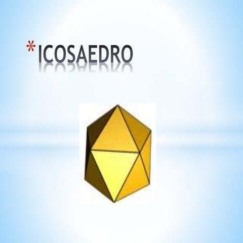 Icosaedro | PPTX
