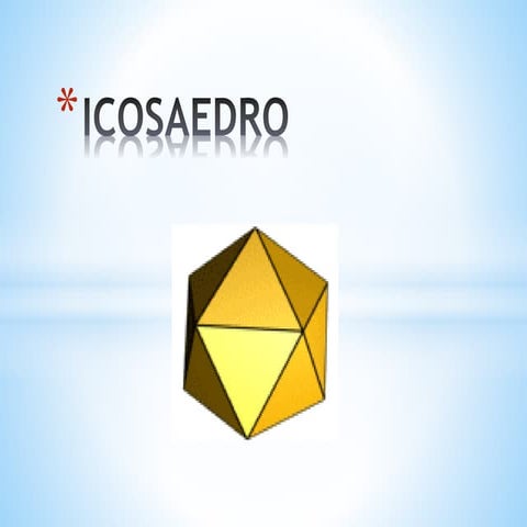 Icosaedro | PPTX