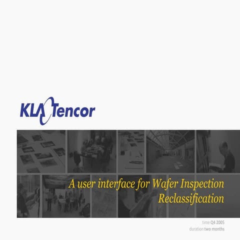 A user interface for Wafer Inspection Reclassification | PPTX