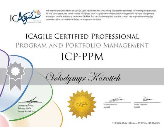 ICP-APM Agile Project Manager | PPT