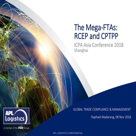 The Mega FTAs: RCEP and CPTPP | PDF