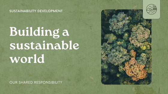 Introduction to sustainability | PPTX