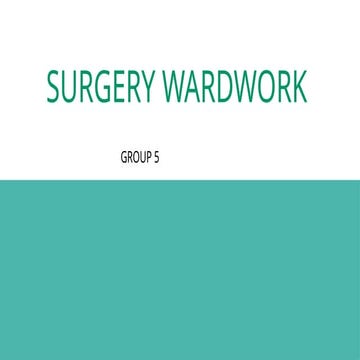 ICP SURGERY case presentation of the burns | PPT