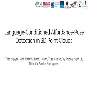 Affordance and 6DOF Pose in 3D Point Clouds.pptx