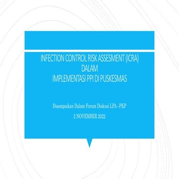 ICRA DALAM IMPLEMENTASI PPI DI PUSKESMAS.pptx