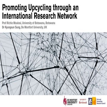 Promoting Upcycling through an International Research Network | PDF