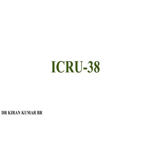 Icru 50 | PPTX