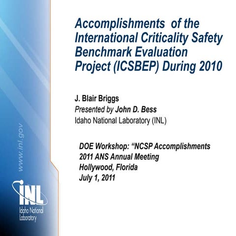 NRAD Reactor Benchmark Update