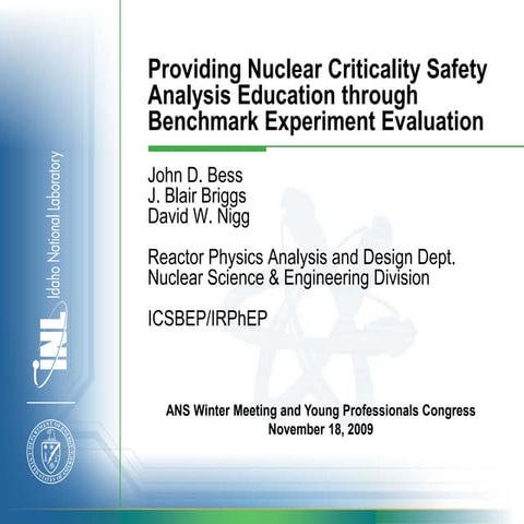 NRAD Reactor Benchmark Update