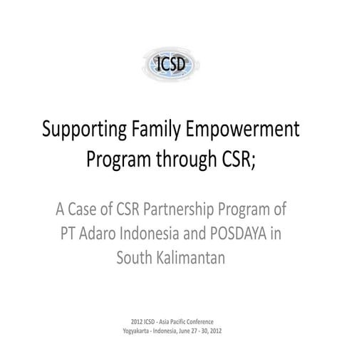 Icsd 2012 presentation | PPTX