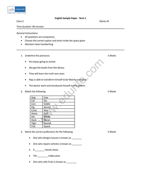 Human Body Class 2 EVS Worksheet.pdf