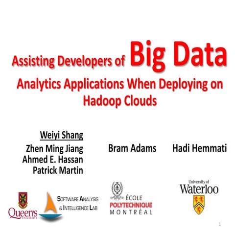 Icse2013 shang | PPT