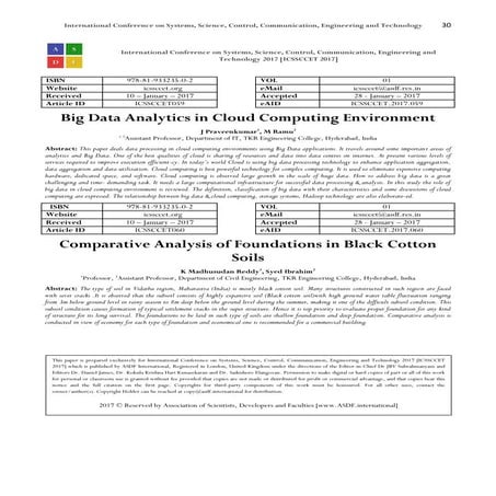 Big Data Analytics in Cloud Computing Environment | PDF