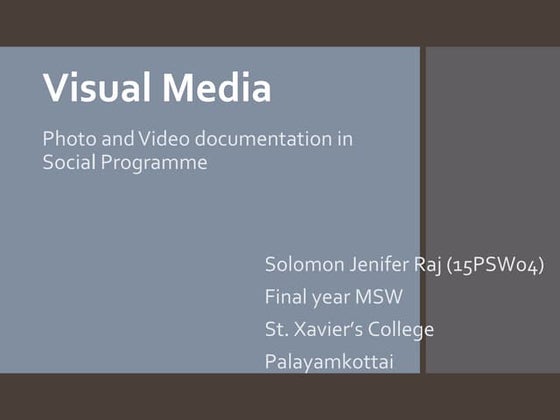 Advantages and disadvantages of visual media | PPTX | Family/Children ...