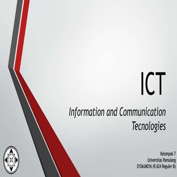 Informations, Communications, and Technologies | PPTX