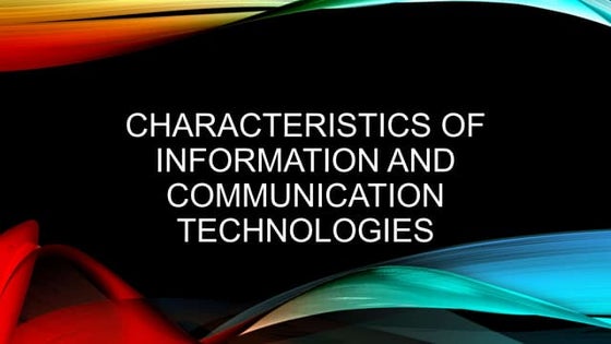 Different Use and Types of Information Communication And Technology ...