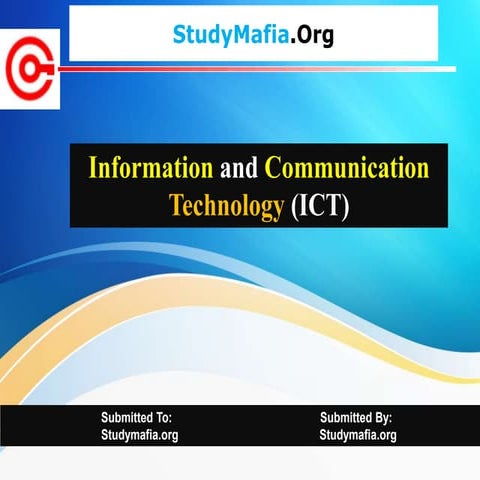 a brief introduction of ict and its components | PPTX