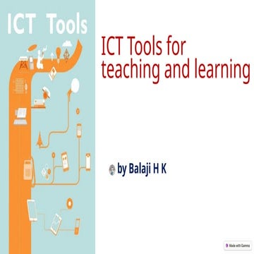 information communication technology in education | PPTX