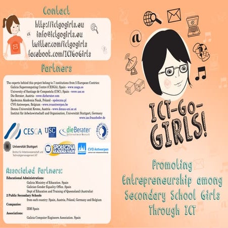 ICT-Go-Girls! project brochure | PDF