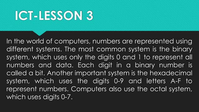 Grade 7 ICT : Computer Number Systems PPT-MATATAG Curriculum | PPTX