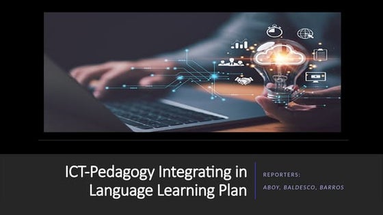 M2_ICT-Pedagogy Integration in Language Learning Plans.pdf | Education ...