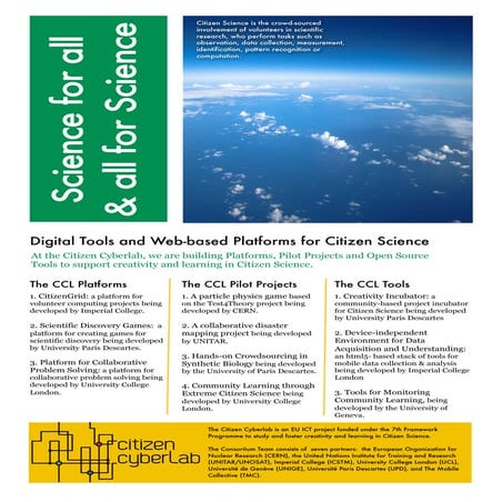 ICT 2013 Flyer - The Citizen Cyberlab | PDF