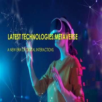 The metaverse : A Digital Transformation | PPTX