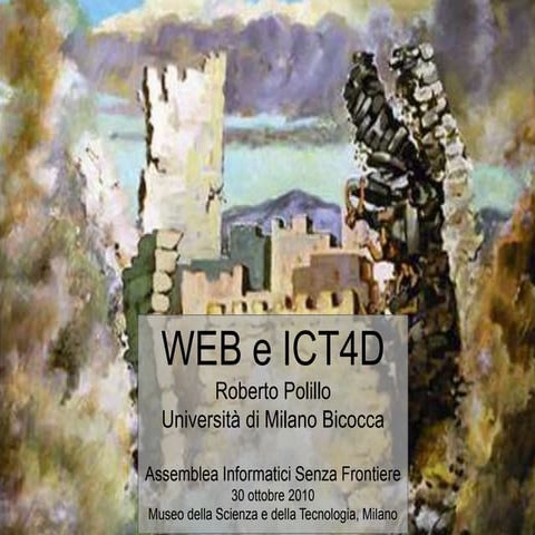 Web & ICT4D by Roberto Polillo | PPTX