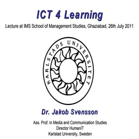 ICT4 learning | PPT