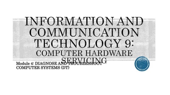 Ict 9 module 3, lesson 1.1 ohs | PPTX | First Aid | Injuries
