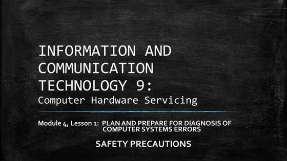 Ict 9 module 3, lesson 1.1 ohs | PPTX | First Aid | Injuries