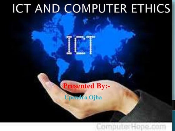 a brief introduction of ict and its components | PPT