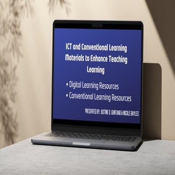 ICT and Conventional Learning Materials to Enhance Teaching Leaming.pptx
