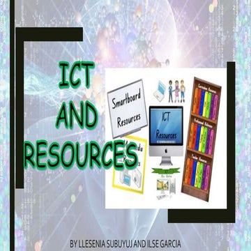 ICT and Resources | PPTX