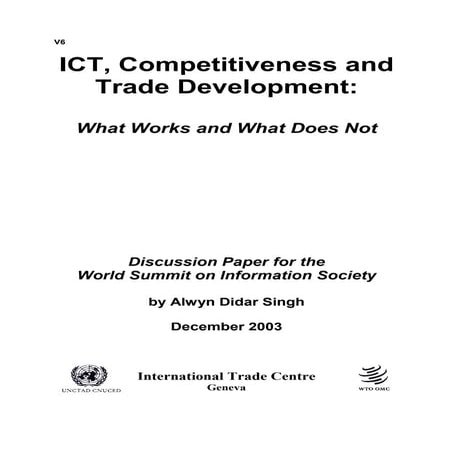 ICT, Competitiveness and Trade Development | PDF