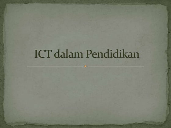 Kemahiran ict guru bahasa melayu | DOCX