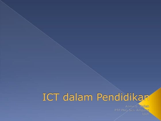 12. ICT Untuk Pengajaran Dan Pembelajaran | PPT