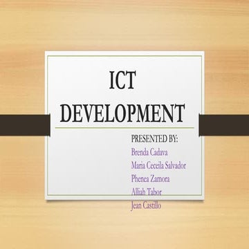 a brief introduction of ict and its components | PPTX