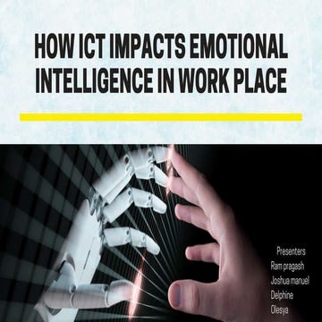 How Technology Impacts Emotional Intelligence In Workplace | PPTX ...