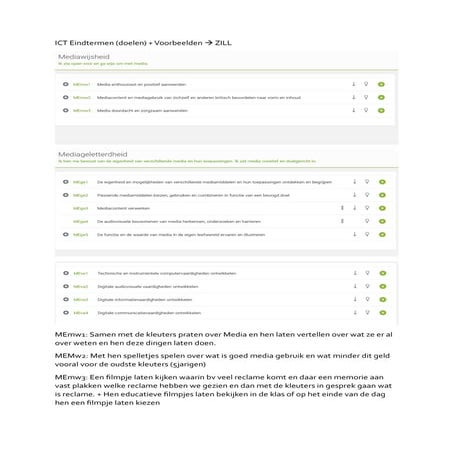 ICT Eindtermen opdracht voor het vak ICT & communicatie | PDF